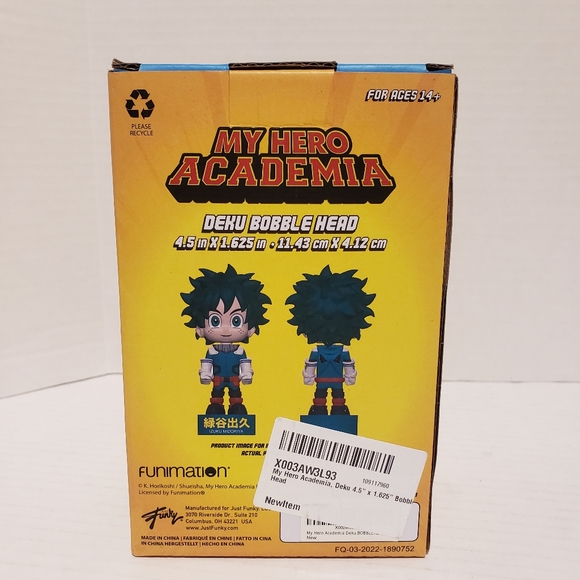 Just Funky | Toys | My Hero Academia Class Deku Izuku Midoriya Bobble ...